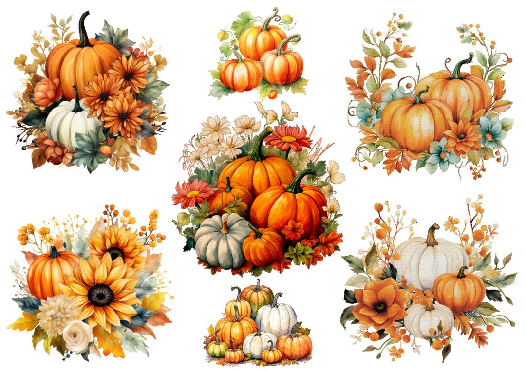 Decoupage Free Shipping A4 Rice, Mulberry or Washi Paper Fall Pumpkins ...