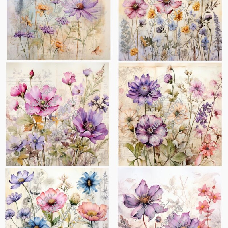 Decoupage Rice Paper - Etsy