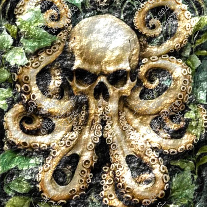 Skull Decoupage - Etsy