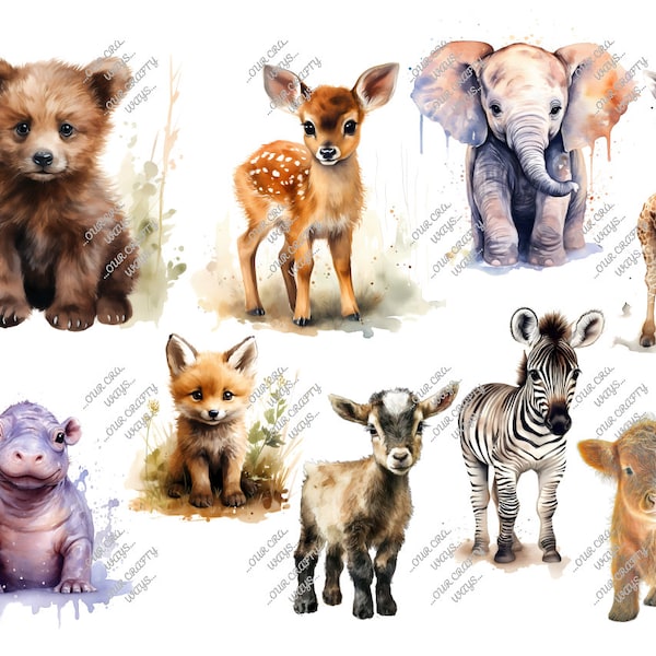 Animal Decoupage - Etsy