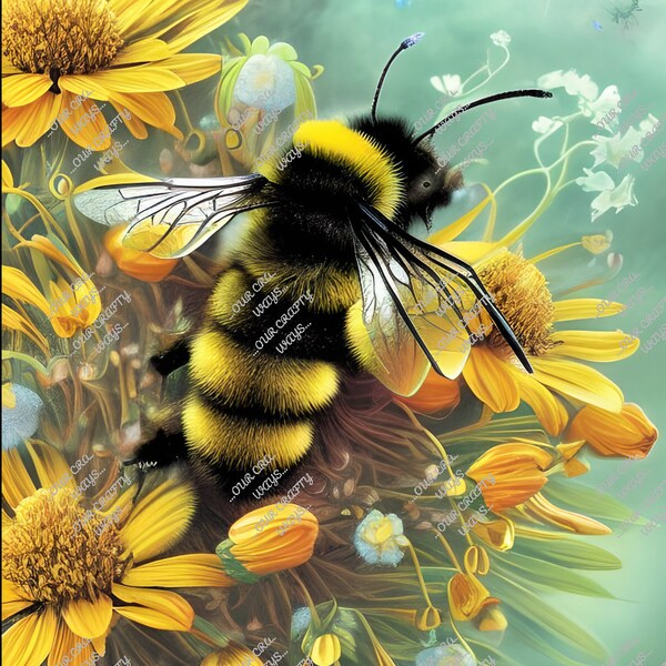 Bumblebee Rice Paper - Etsy