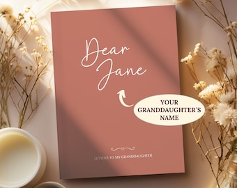 Custom Grandma Letters to Granddaughter Notebook Grandma Journal ...