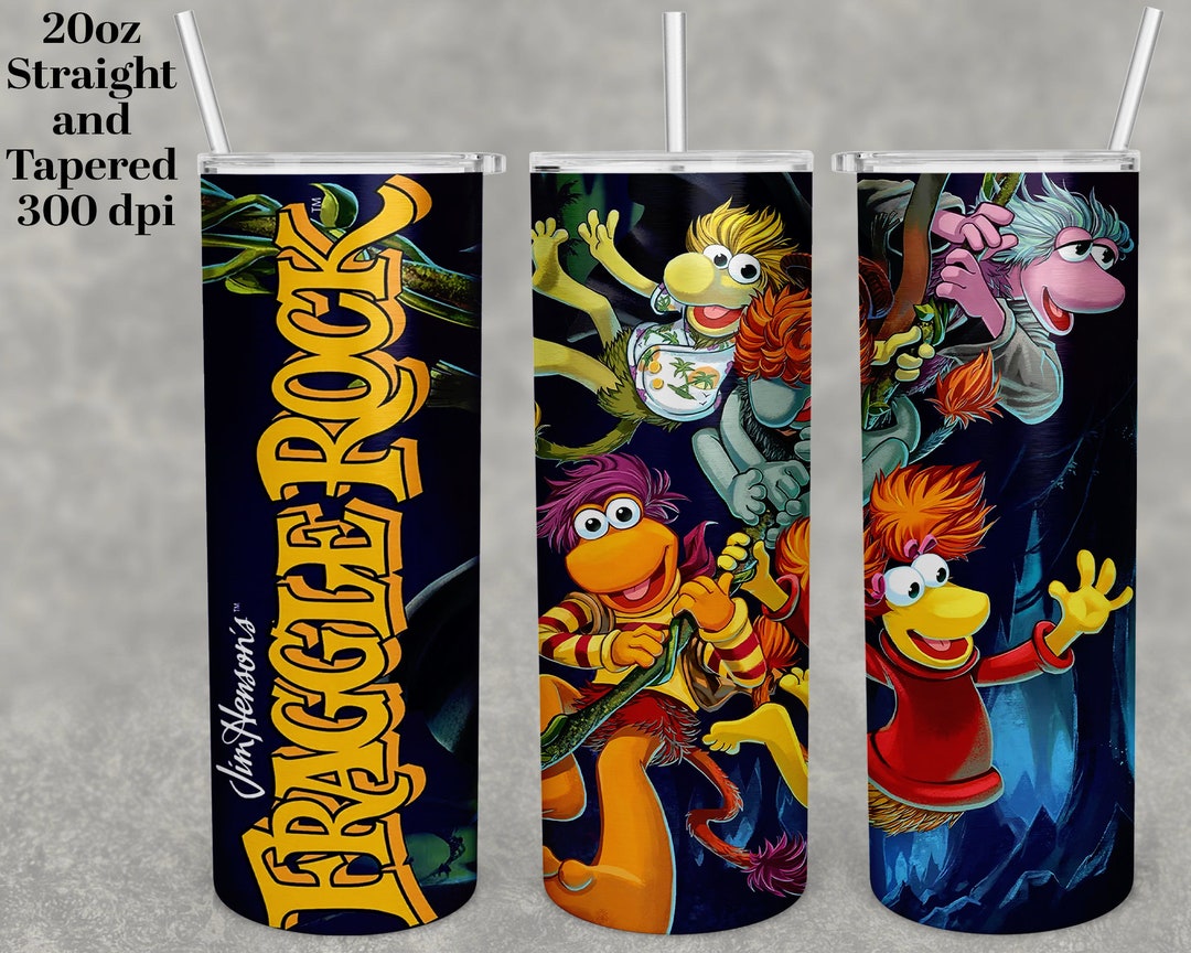 Fraggle Rock Group Hug Tumbler Design, 20 Oz Skinny Tumbler Design ...