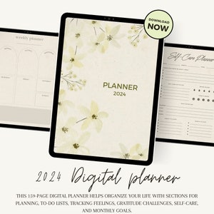 2024 Digital Planner Goodnotes Digital Planner 2024 Digital Journal ...