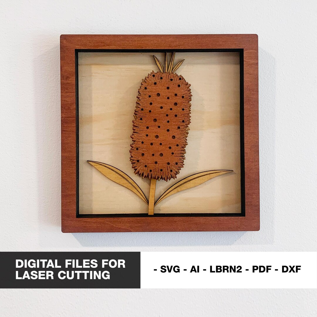 Multilayered Bottlebrush, Digital Files, Svg, Layered Wall Art, Laser ...