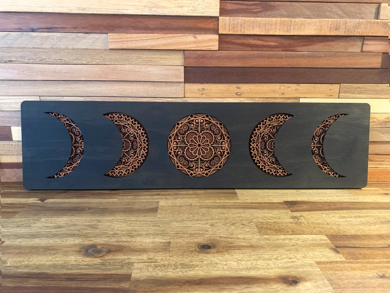 Multilayered Moon Phase Mandala, Digital Files. Svg, Layered Wall Art ...