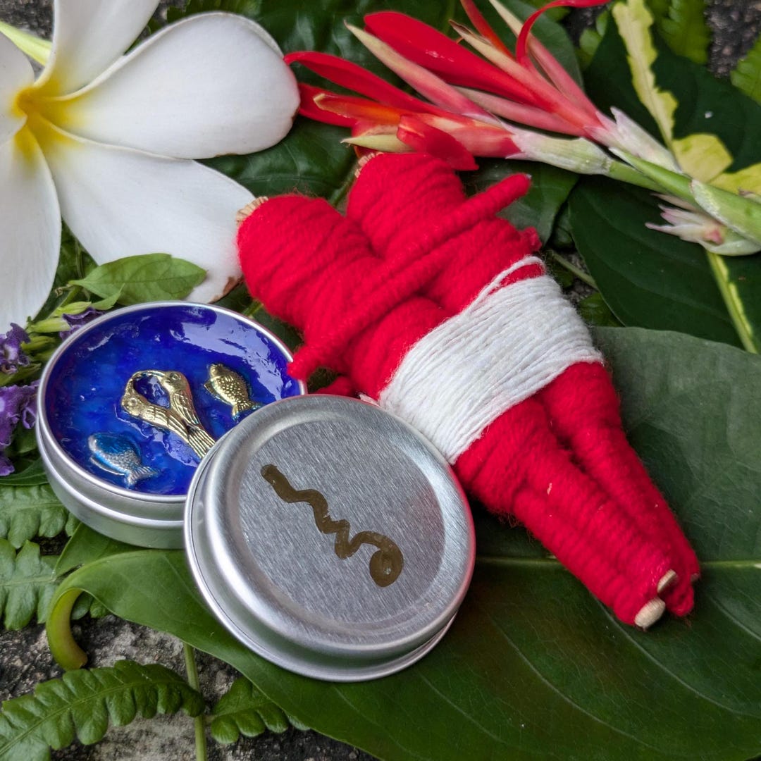 Love Attraction and Passion Voodoo Dolls With Magic Balm Khmer Shaman ...