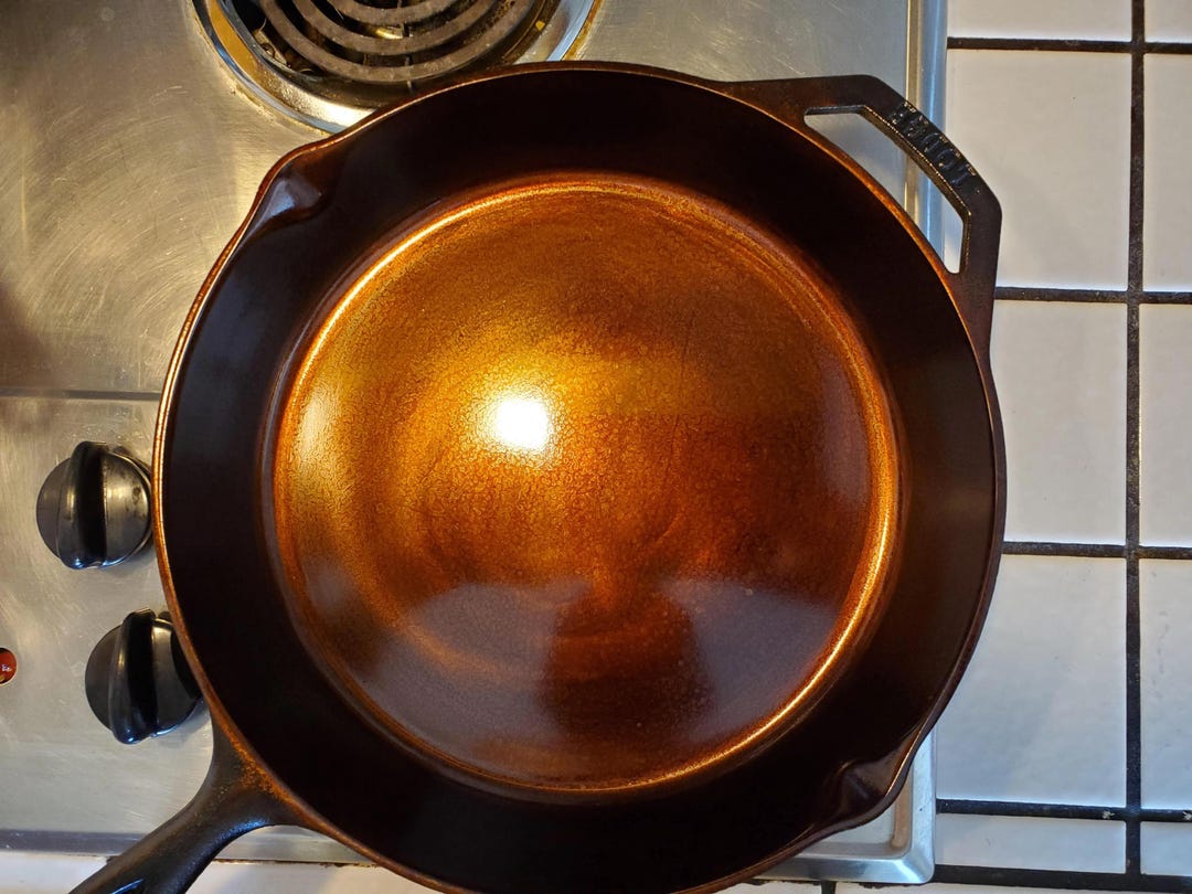 Polished Smooth Lodge Cast Iron Pan - Etsy