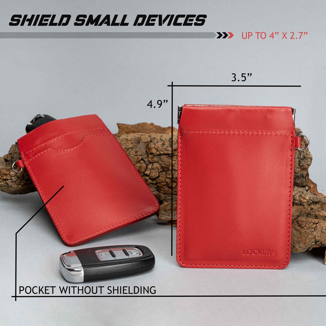 Faraday Key Fob Bag 5G Blocker - Anti-hacking/anti-tracking - RFID ...