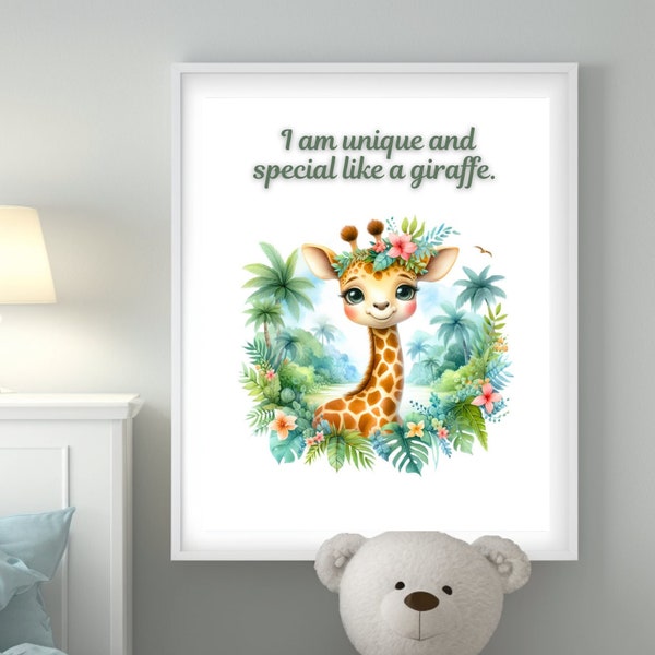 Giraffe Wall Decor - Etsy