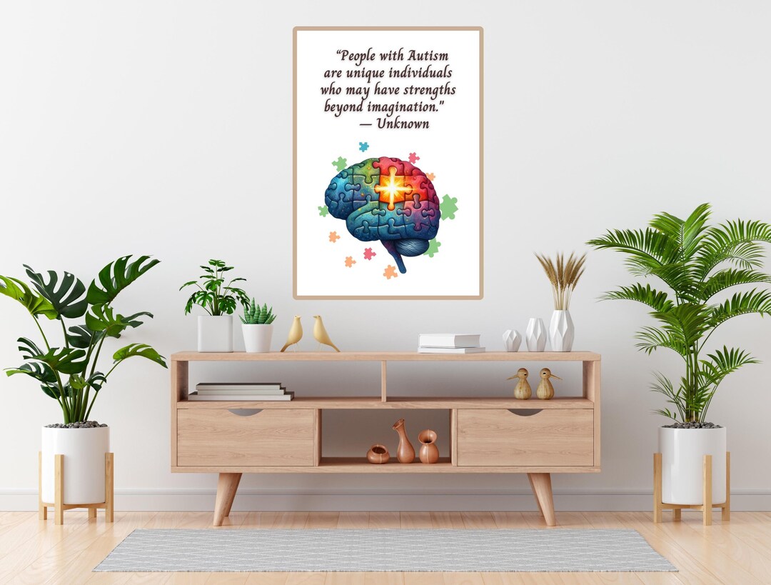 Empowering Autism Awareness Printable, Neurodiversity Poster for ...