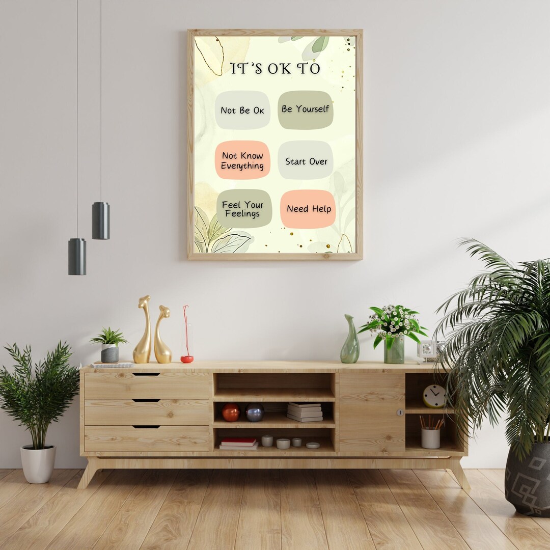 Inspirational Quote Wall Poster, Meaningful Poster, Inspirational Gift ...