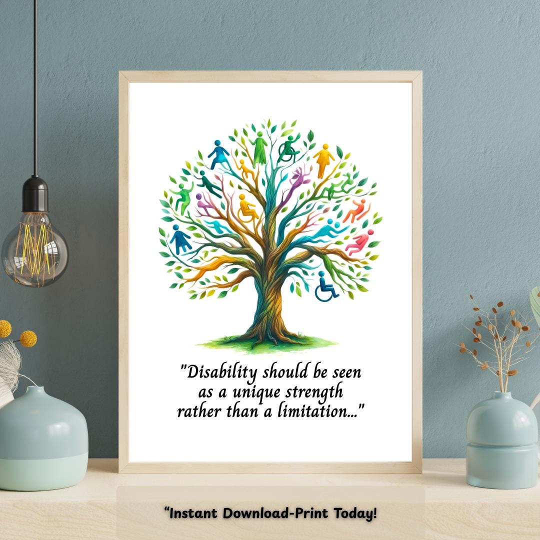 Inspirational Disability Quote Print: Teenagers Classroom Décor Instant ...