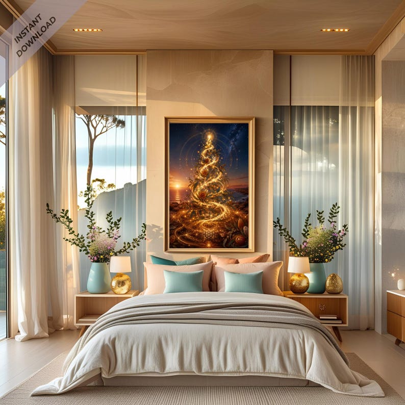 Australian Inspired Holiday Wall Art, Non Traditional Christmas Decor ...
