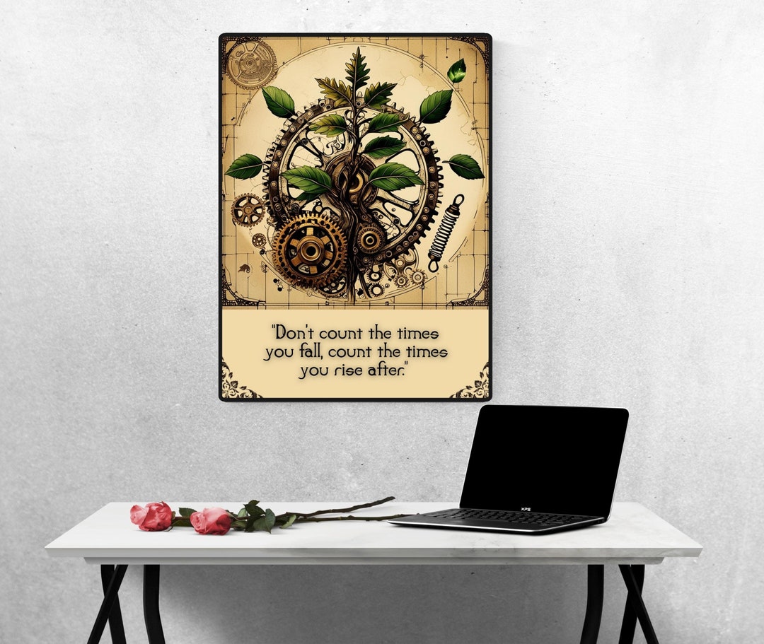 Growth Mindset Wall Art for Kids & Teens, Printable Inspirational Quote ...