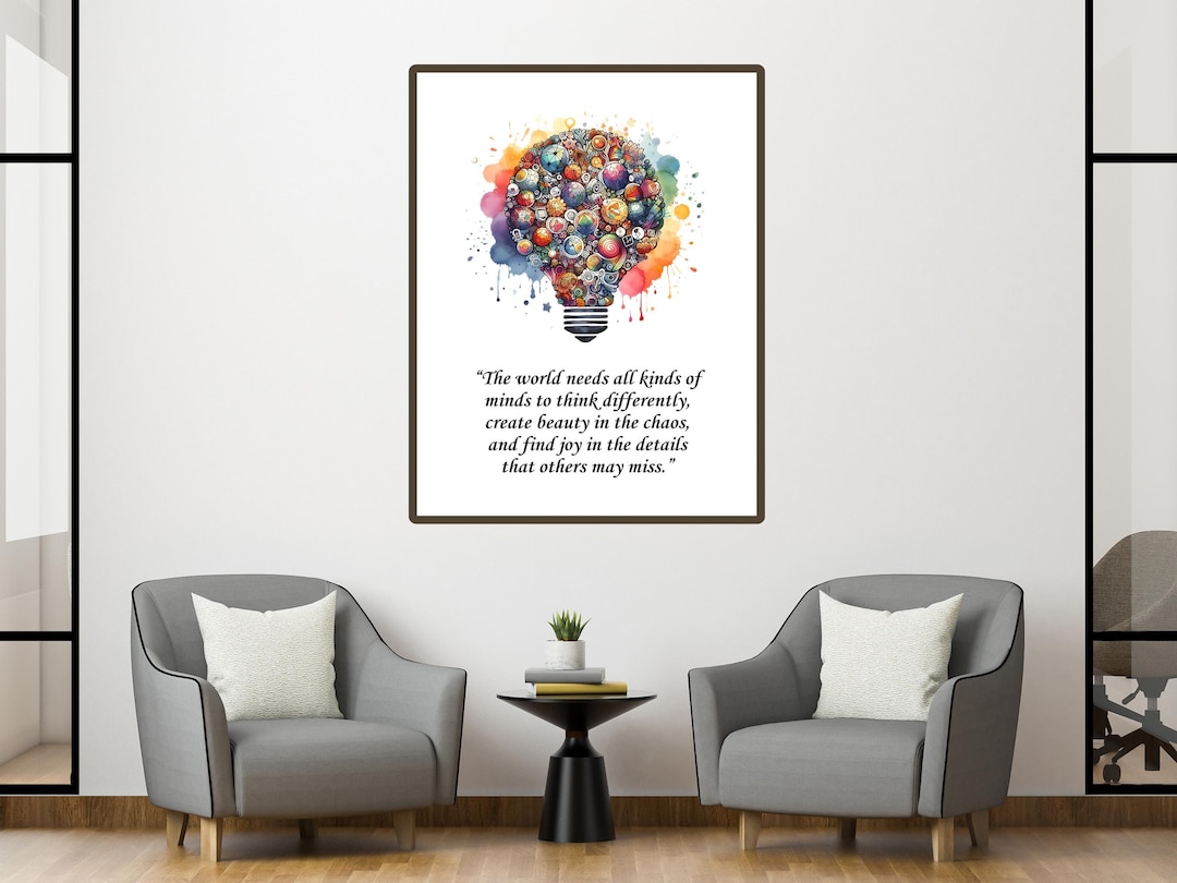 Inspiring Autism Awareness Quote Poster, Disability Inclusion ...