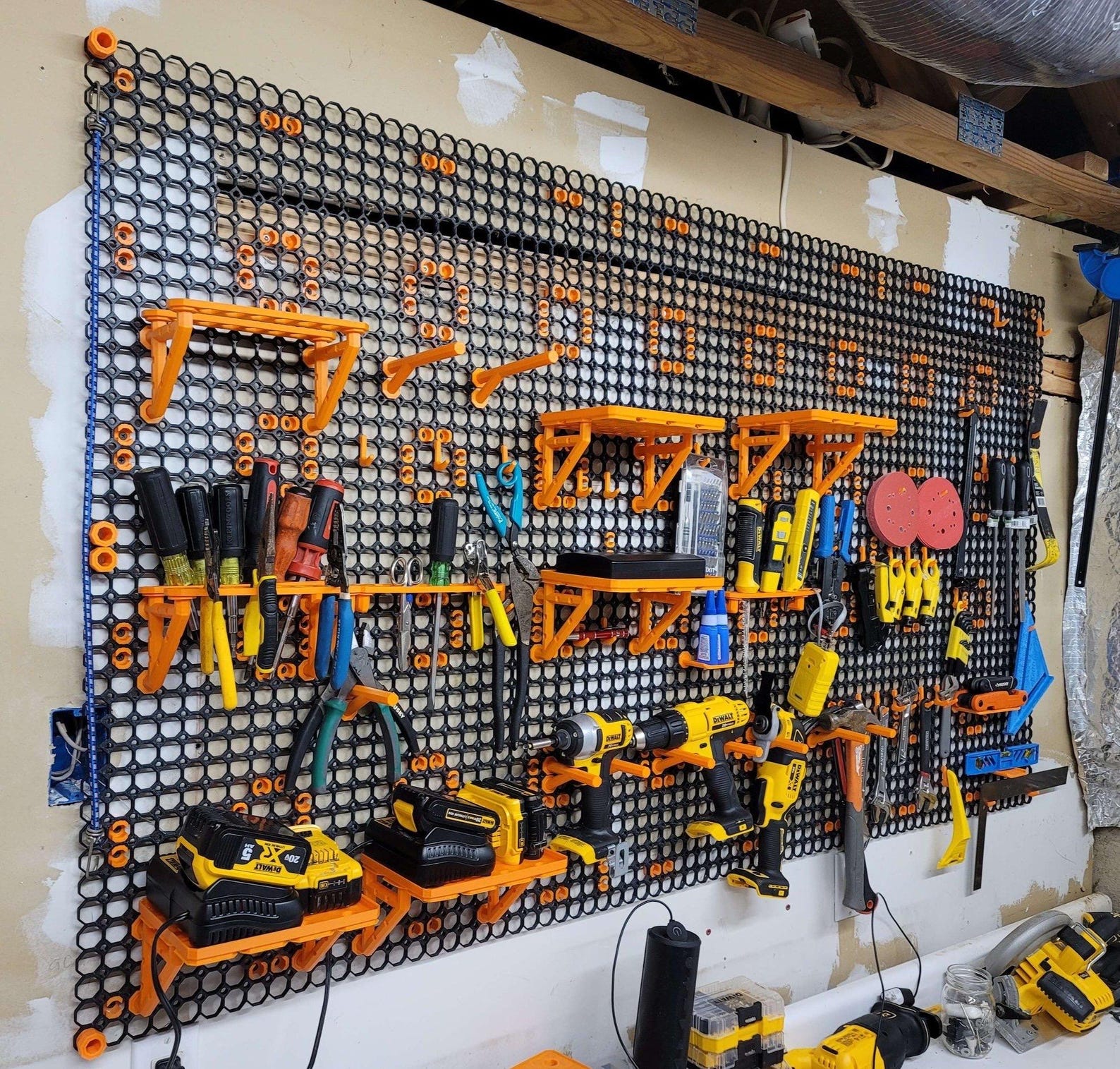 Multiboard the Ultimate Storage and Organization Solution 9x9 Core Tile ...