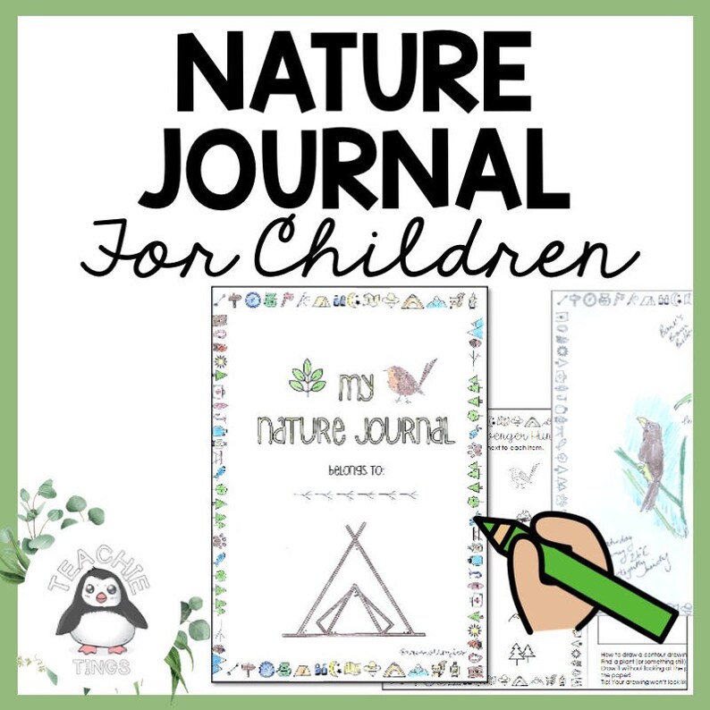 Nature Journal for Children | Digital Download PDF - Etsy
