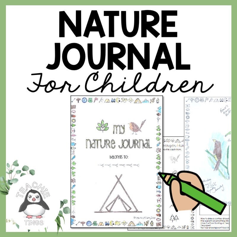 Nature Journal for Children | Digital Download PDF - Etsy