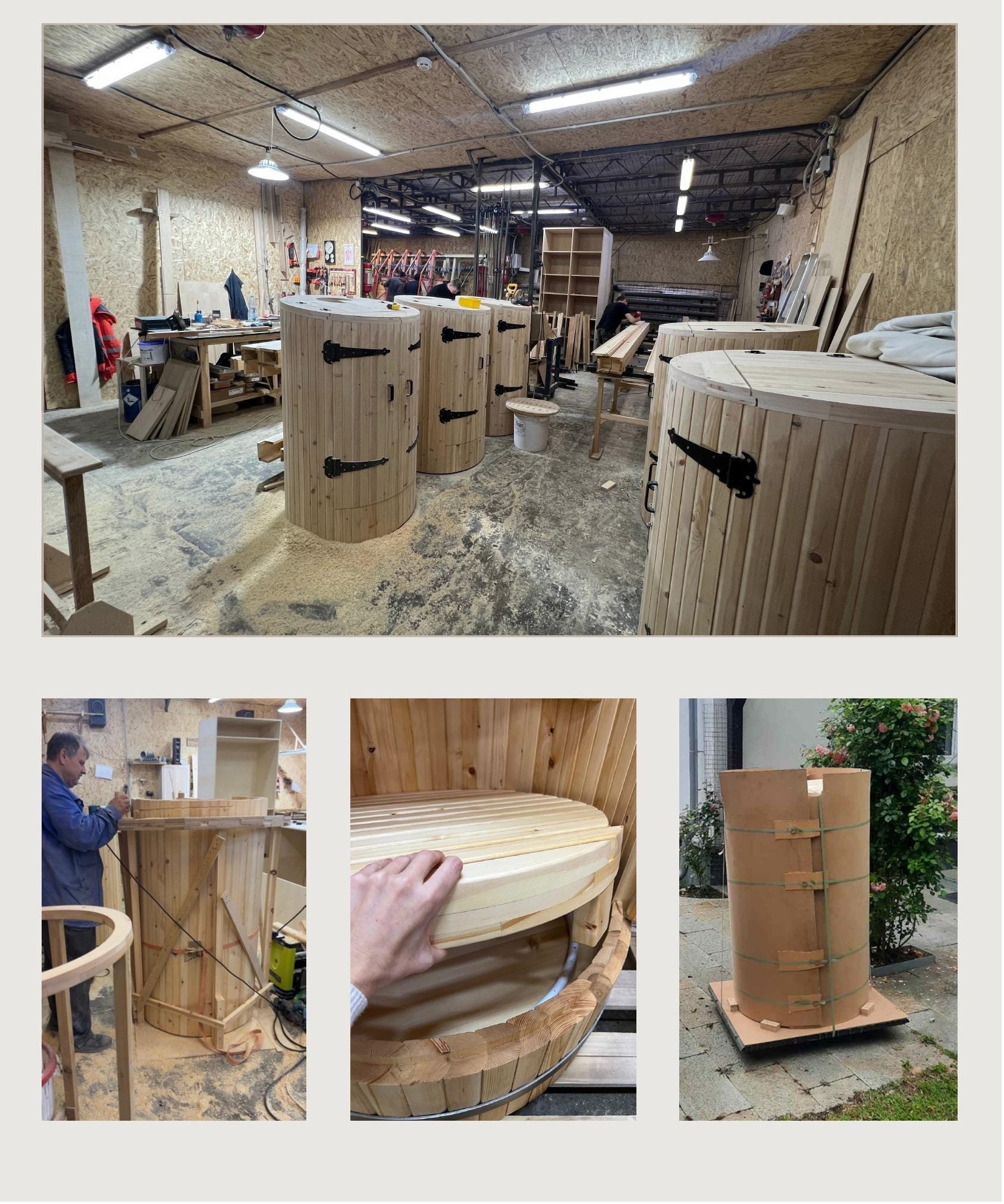 Mini Sauna, Back Yard Sauna, 1 Persona, Sauna Lower Gift, Cedar Barrel ...