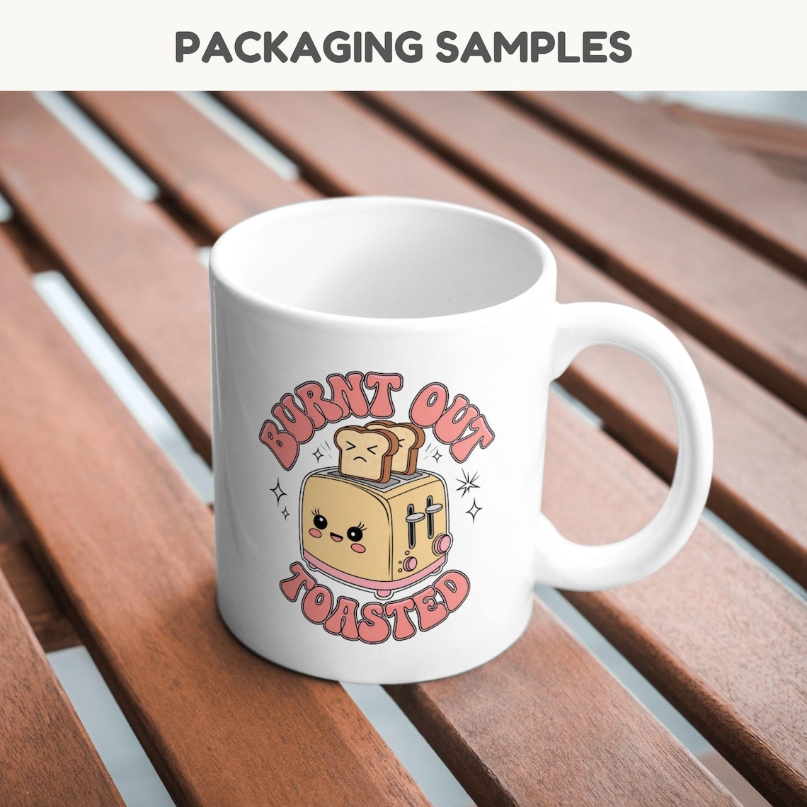 Burnt Out Toasted Kawaii Retro PNG, Funny Sarcastic Clipart, Breakfast ...