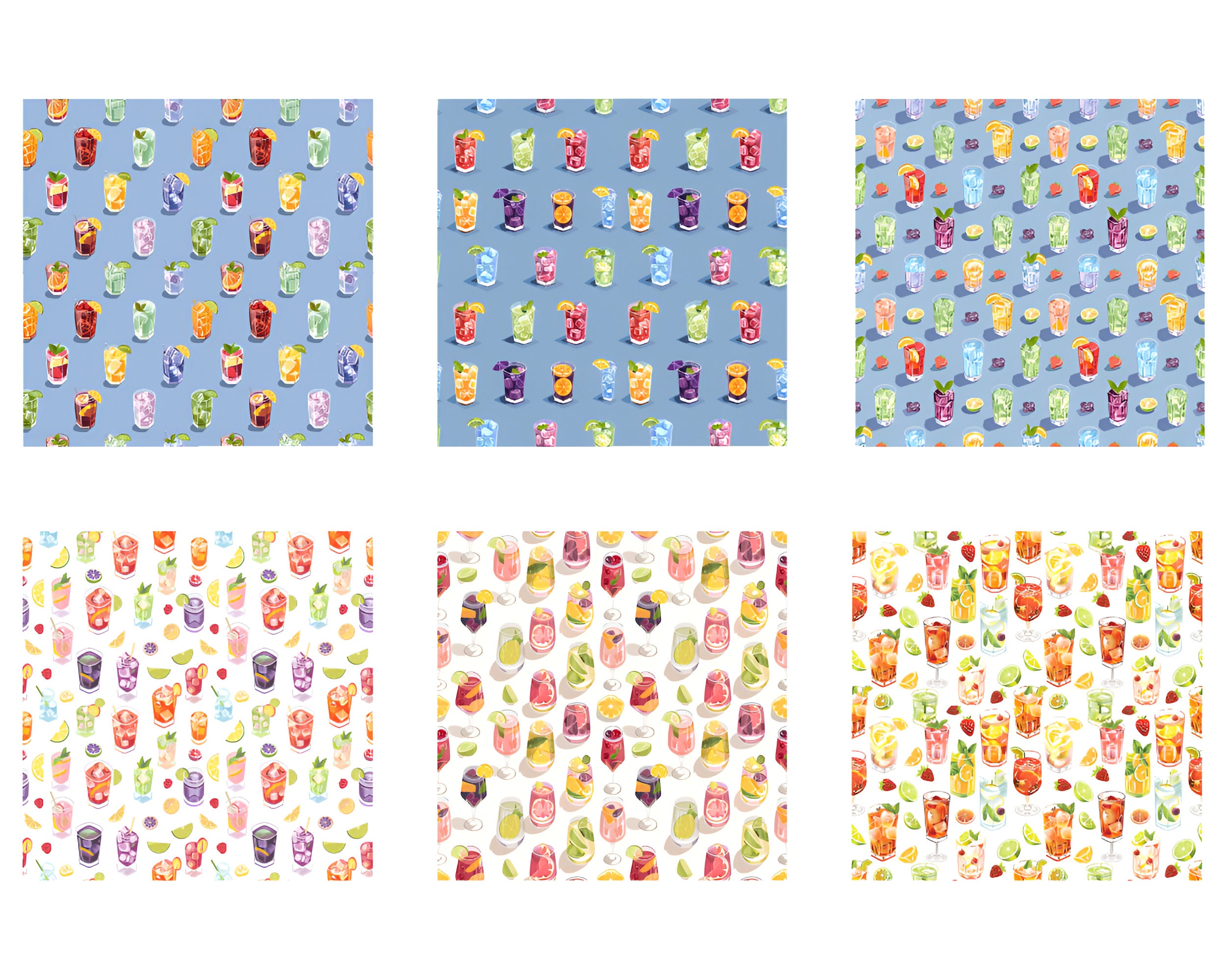 Food Digital Paper, Food Wallpaper the Background Has a Pattern of ...