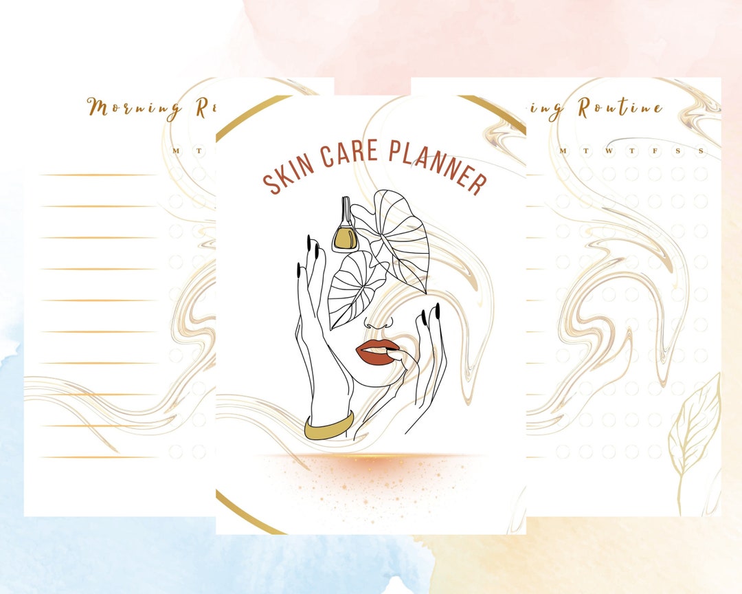 Skin Care Planner Skincare Planner Skincare Journal Beauty Planner Skin ...