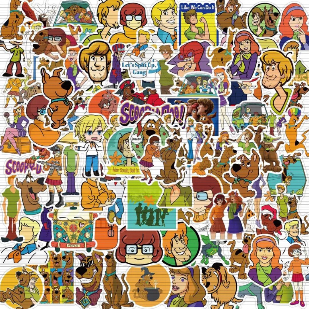 Pack of 10 Cartoon Stickers, CN Stickers, Scrapbook Stickers ...