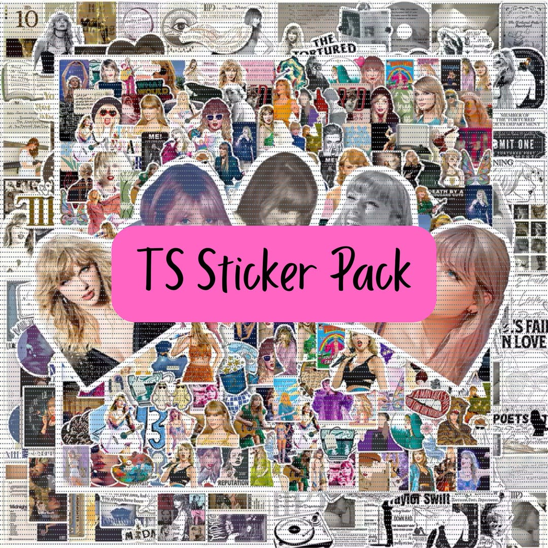 TS Pack of 10 Stickers TS Stickers for Laptop Stickers for Concert ...