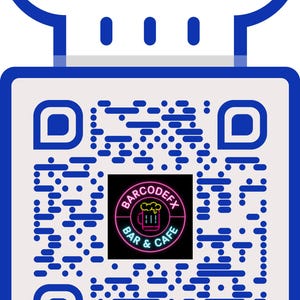 Chef Hat QR Code With Logo in Center - Etsy