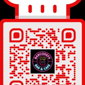 Chef Hat QR Code With Logo in Center - Etsy
