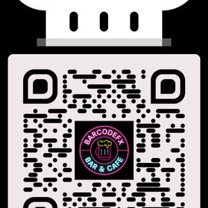 Chef Hat QR Code With Logo in Center - Etsy