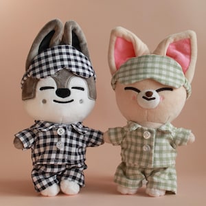 Pajama Set for Skzoo, Stray Kids Plushies Clothes, Skzoo Clothes, Skzoo ...
