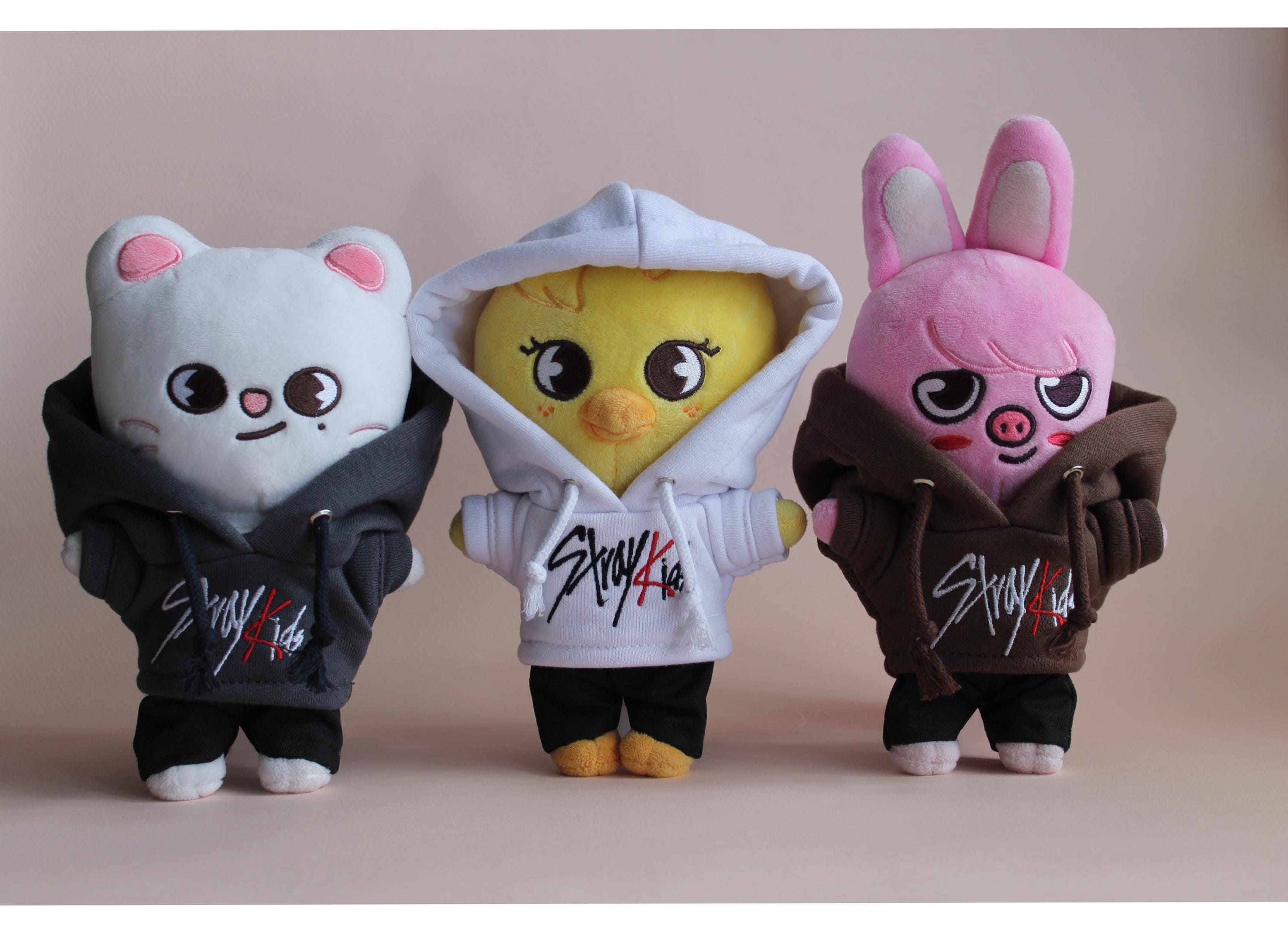 Hoodie Set for Skzoo, Autumn Outfit for Skzoo, Stray Kids Plushies ...