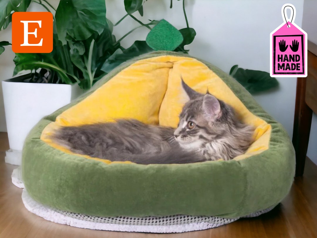 Handmade Avocado Pet Cat House Dog Mat, Small Cats Beds Nest, Sleeping Bags, Kennel Sofas. - Etsy