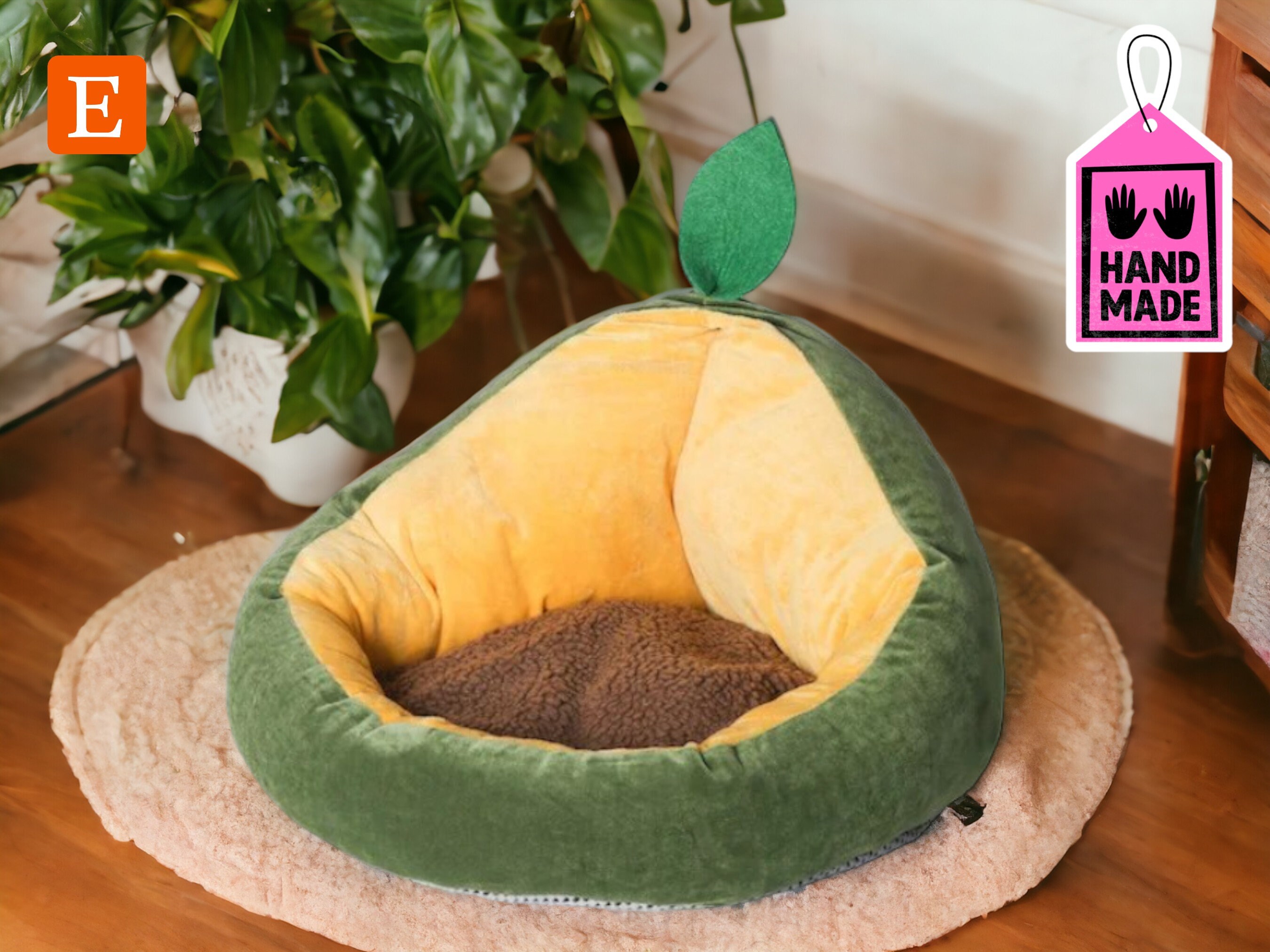 Handmade Avocado Pet Cat House Dog Mat, Small Cats Beds Nest, Sleeping Bags, Kennel Sofas. - Etsy