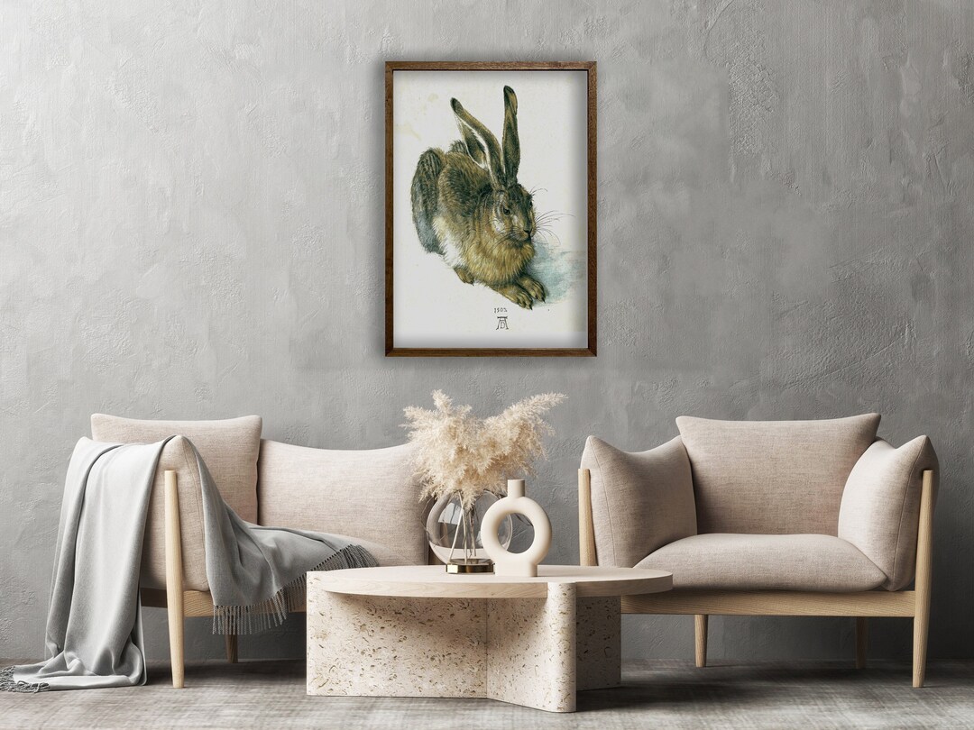 Framed Young Hare, Albrecht Durer 1500s, Rabbits, Bunny, Animal Art ...