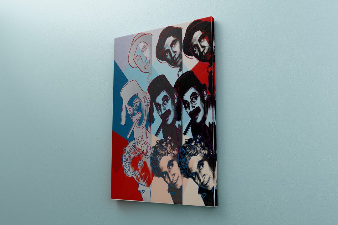 Marx Brothers Canvas, Andy Warhol Marx Brothers Print, Certificate Leo ...