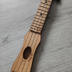 Playable Lasercut Ukulele, Ukulele, Ukulele for Play, Real Ukulele ...