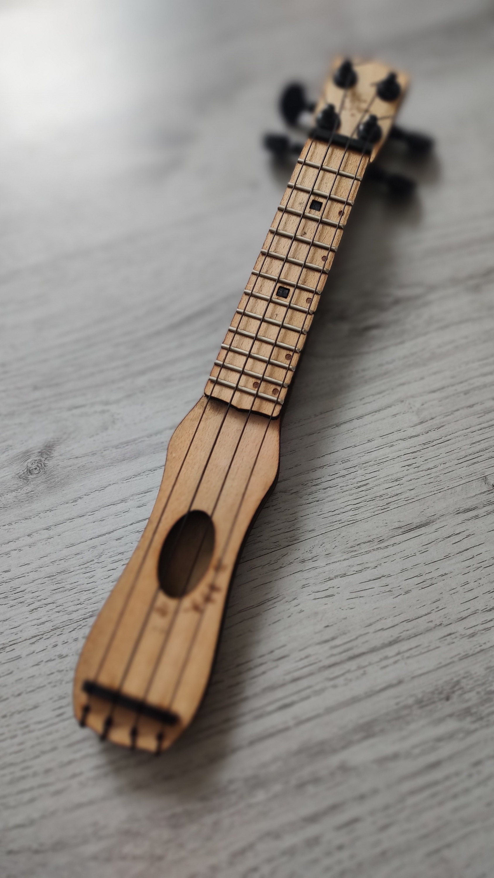 Playable Lasercut Ukulele, Ukulele, Ukulele for Play, Real Ukulele ...