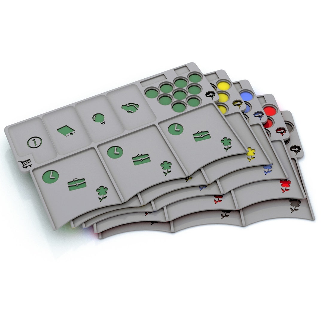 The Pursuit of Happiness: 3D Player Trays STL File - Etsy