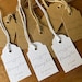 SCALLOPED Edge Wedding Flipflop Tags With Matching Twine. - Etsy UK