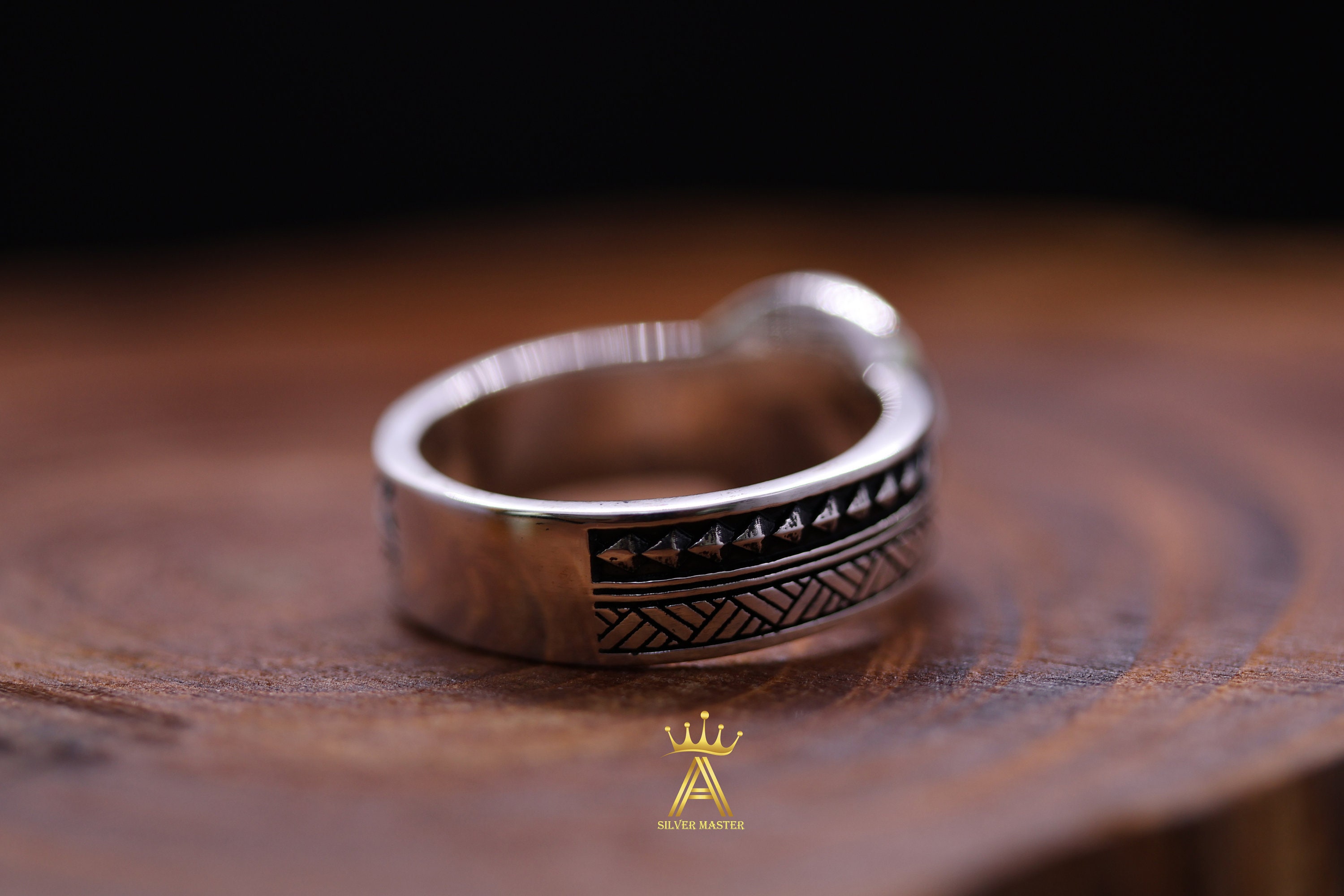 Chi Rho Ring Alpha Omega Ring Silver Chi Rho Ring Silver 925 Alpha ...