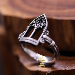 Cathedral Door Ring Church Window Ring Gothic Cathedral Ring Silver 925 ...