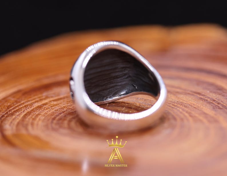 Omega Symbol Fashion Ring Silver 925 Omega Signet Ring - Etsy