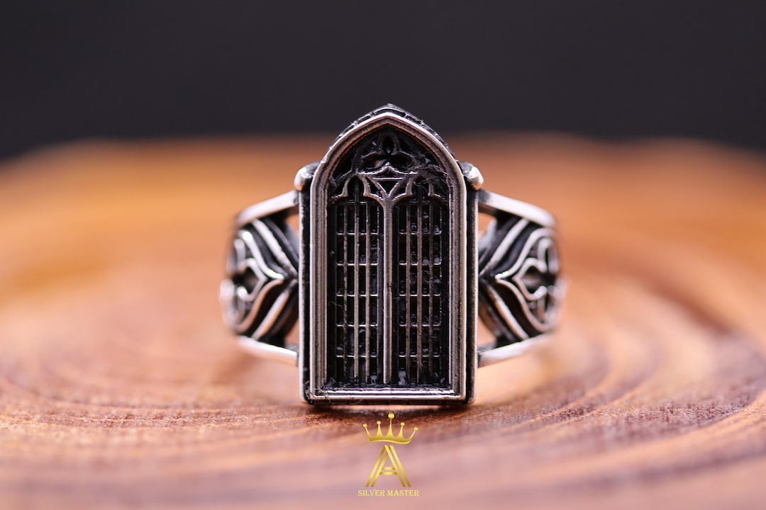 Church Window Ring Cathedral Window Ring Gothic Ring Church Door Ring ...