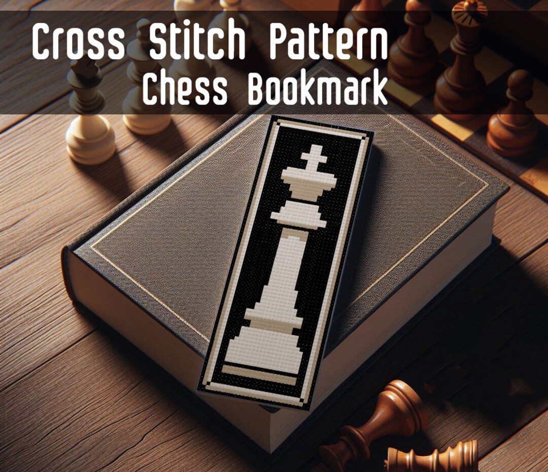 Chess Queen Cross Stitch Bookmark Pattern - PDF Digital Download -mini ...