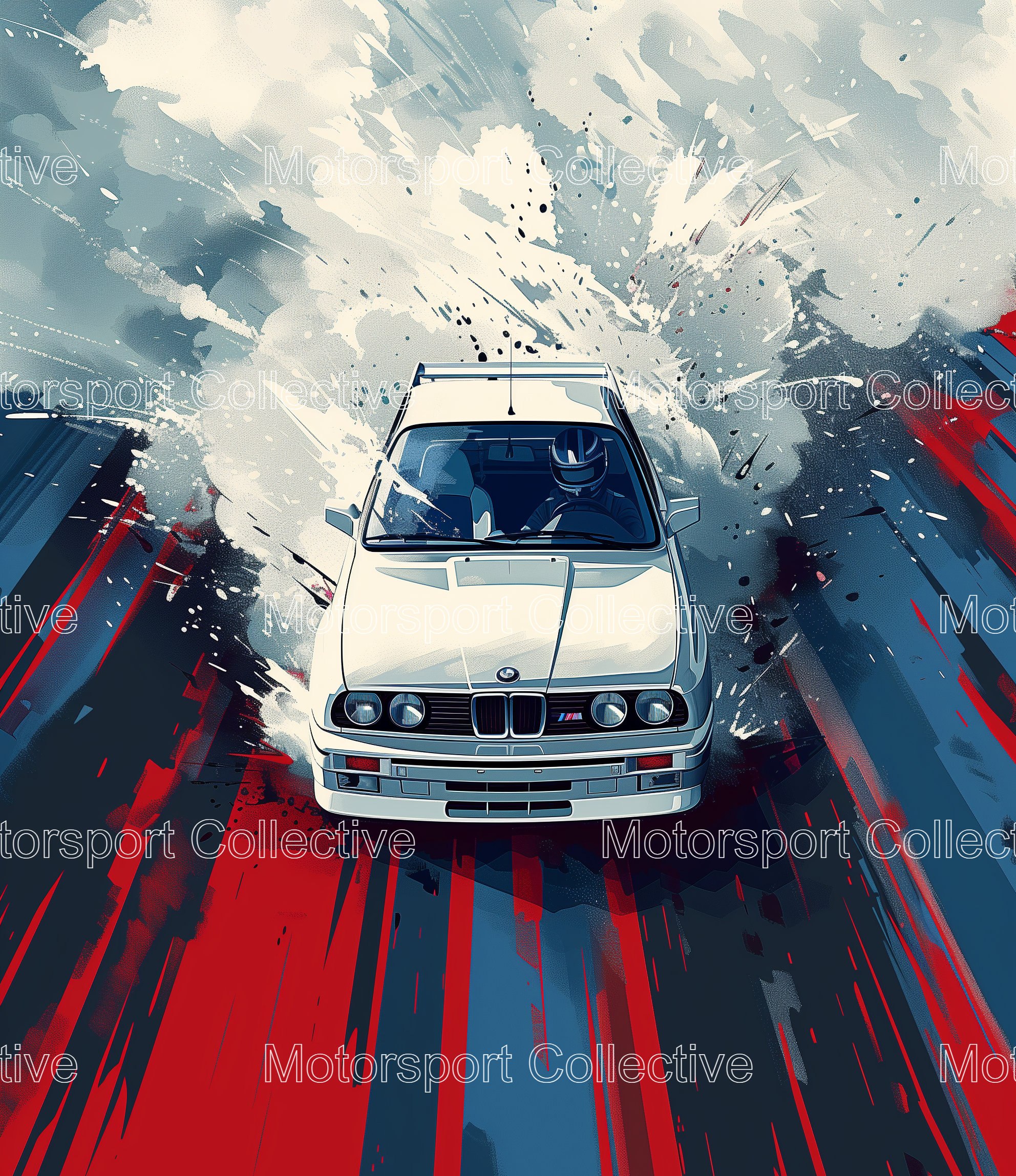 BMW M3 E30 Poster M Division Tribute Wall Art Digital Download ...