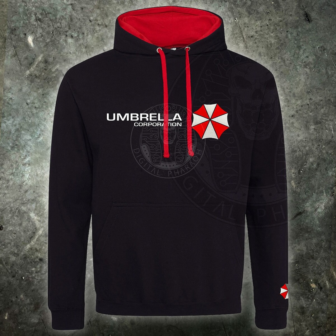 Resident Evil Umbrella Corporation EMBROIDERED Hoodie - Etsy