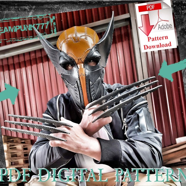 Leather Mask Pattern - Etsy